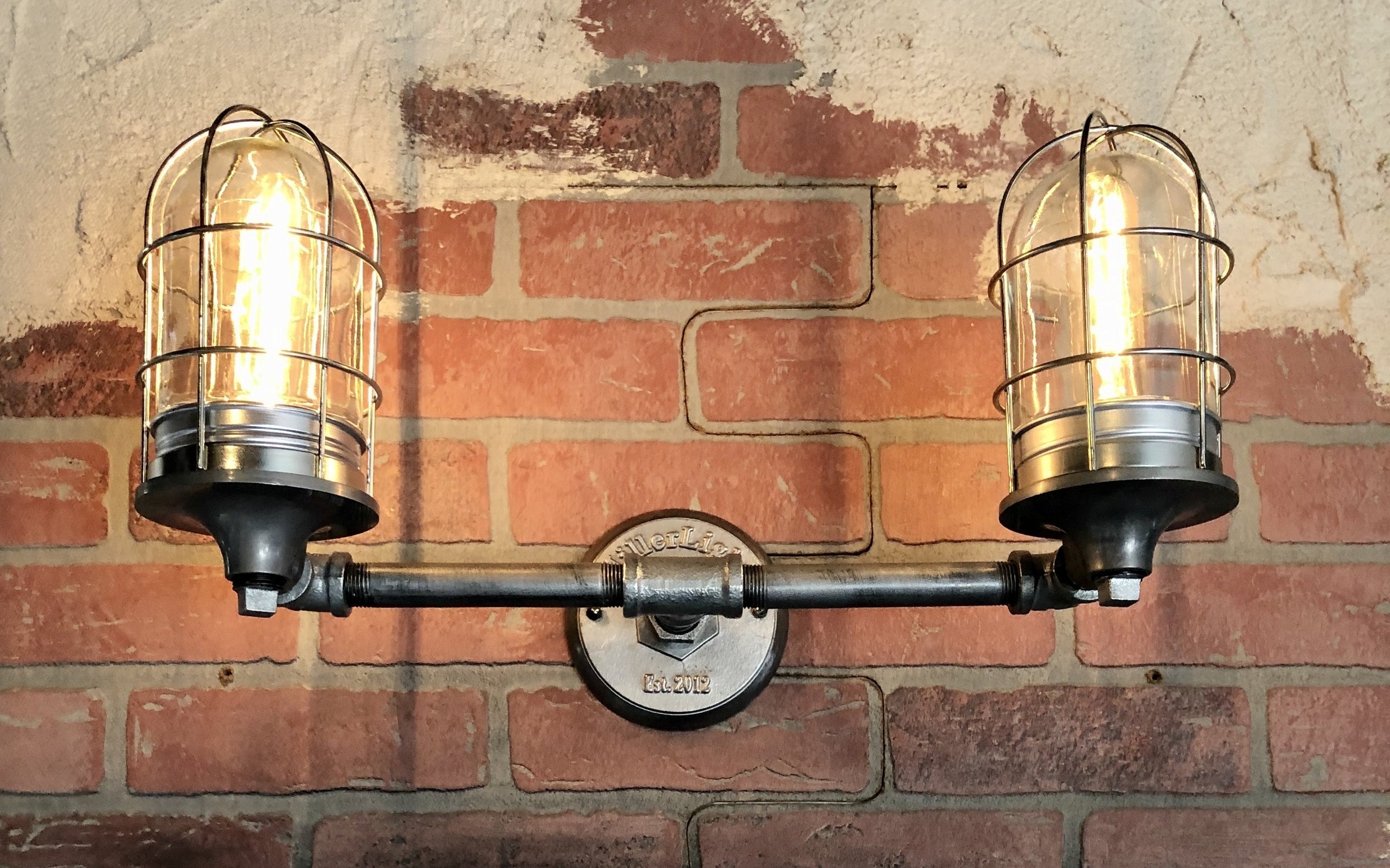 Rustic Industrial Cage Lighting Fixtures | MillerLights
