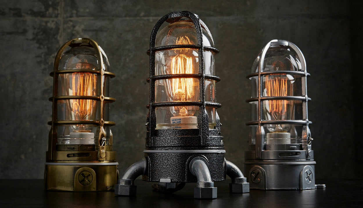 Rustic Industrial Lighting | Handmade Durable Cage Lights